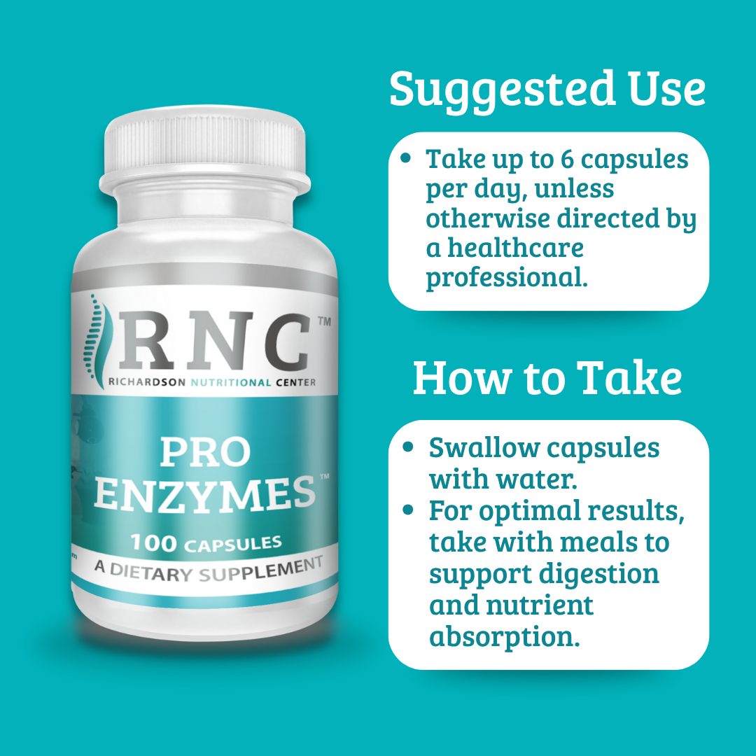 "Pro Enzymes 100 capsules - premium supplement | RNC Store – Richardson ...