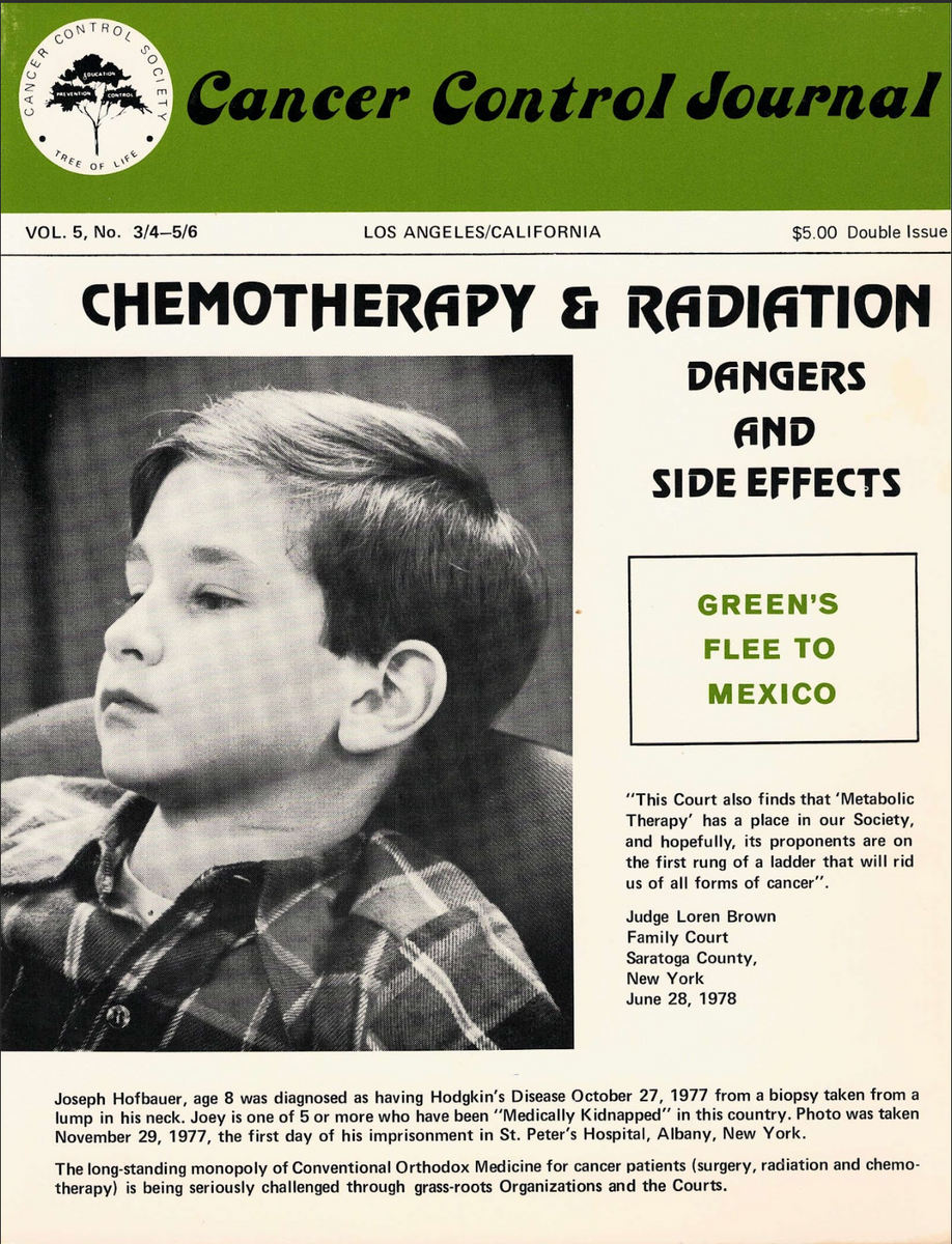 (Booklet) Chemotherapy and Radiation - Cancer Control Journal - 1979 – Richardson Nutritional Center